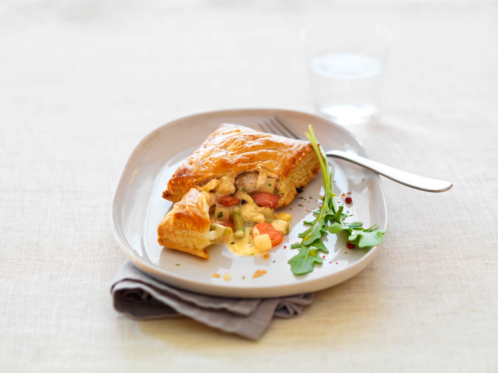 Feuilleté gourmand à la Parisienne de légumes - Une recette d'aucy