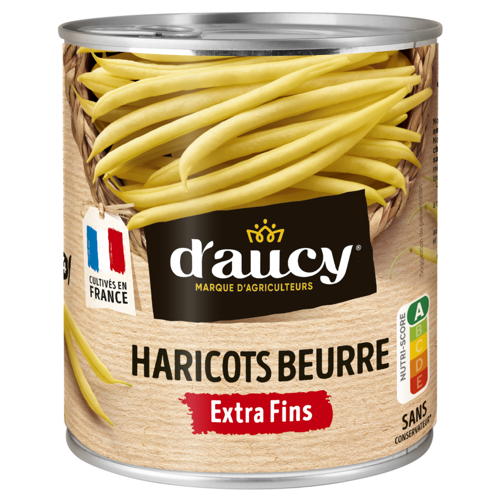 Haricots Beurre Extra fins - d'aucy