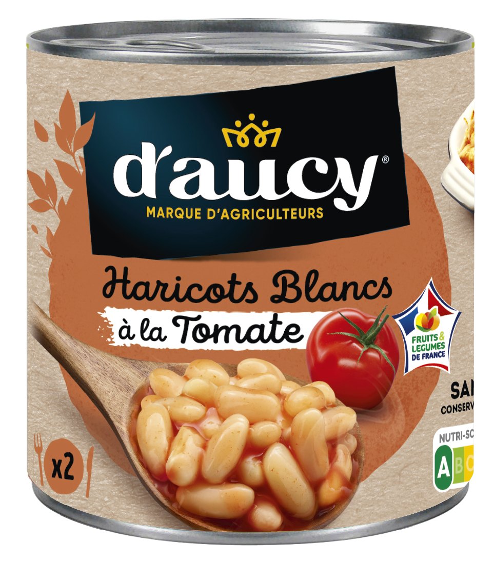 Haricots Blancs à la Tomate - d'aucy