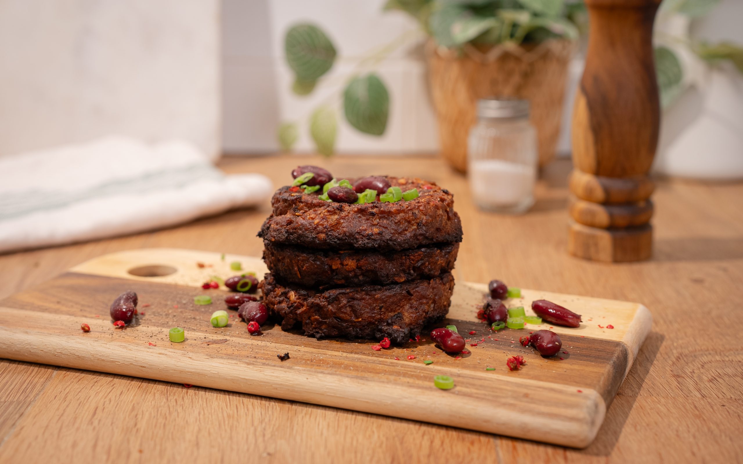 Galettes de haricots rouges - Une recette d'aucy