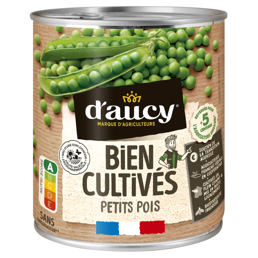 Petits pois Bien Cultivés - d'aucy