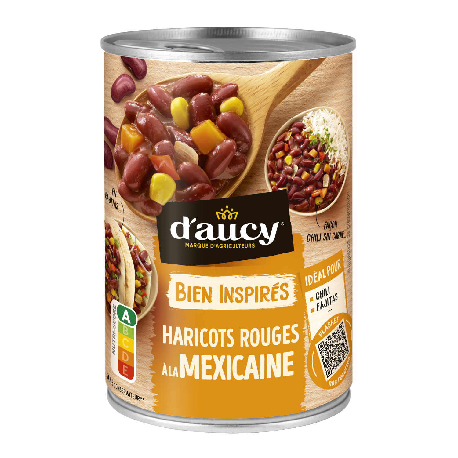 Haricots Rouges à la Mexicaine - d'aucy